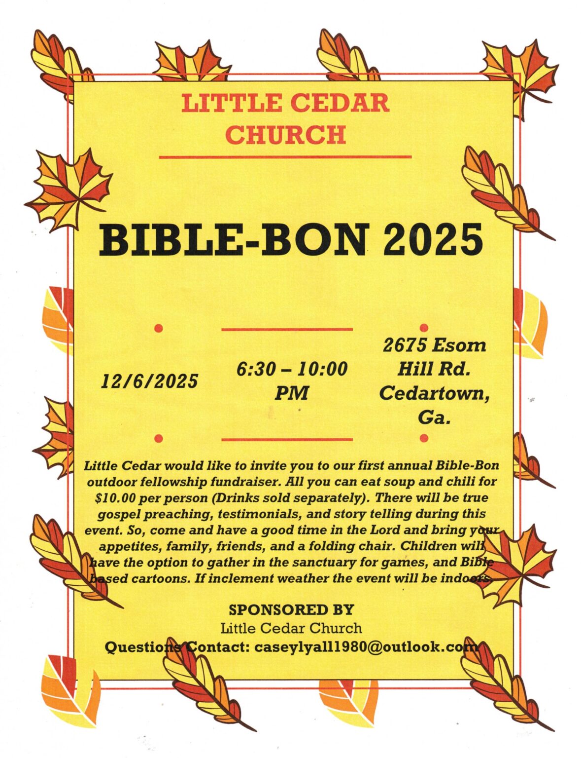 Bible-Bon 2025 | WGAA Radio